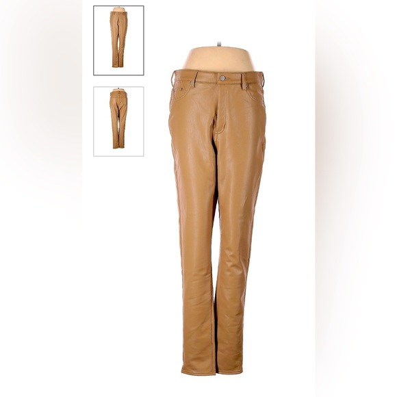 bagatelle | Pants & Jumpsuits | Tan Faux Leather Pants | Poshmark